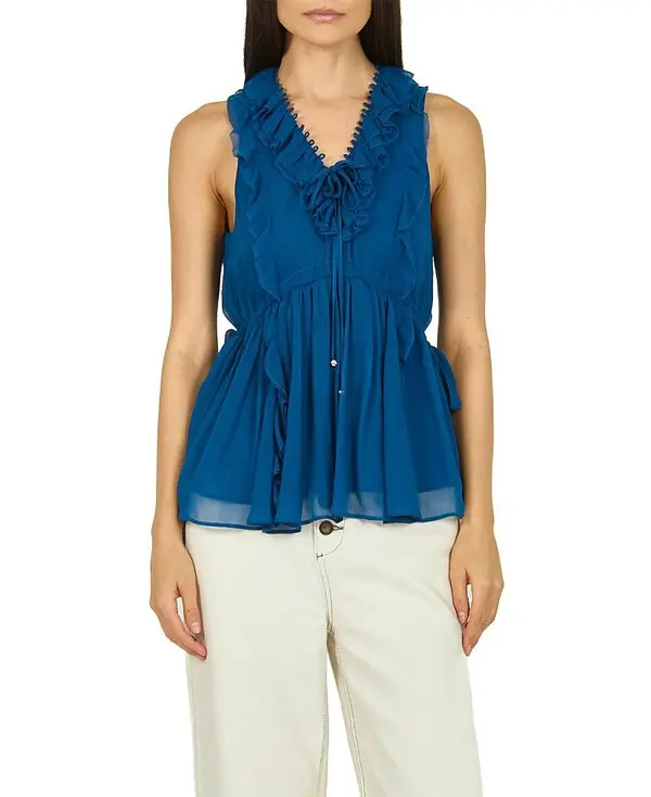 SECRET PON-PON Madison Top - Deep Sea Blue