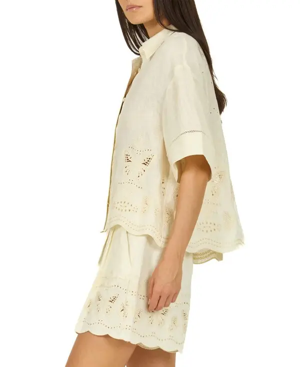 SECRET PON-PON Marlene Top - Antique Creme