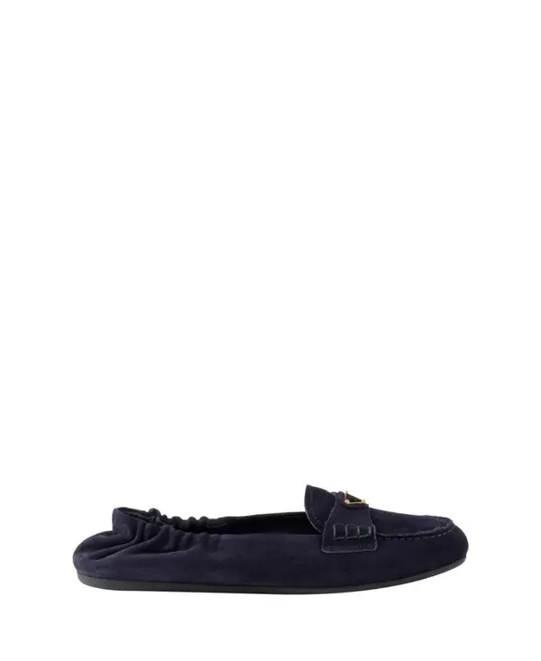 Prada Suede Loafers - Blue