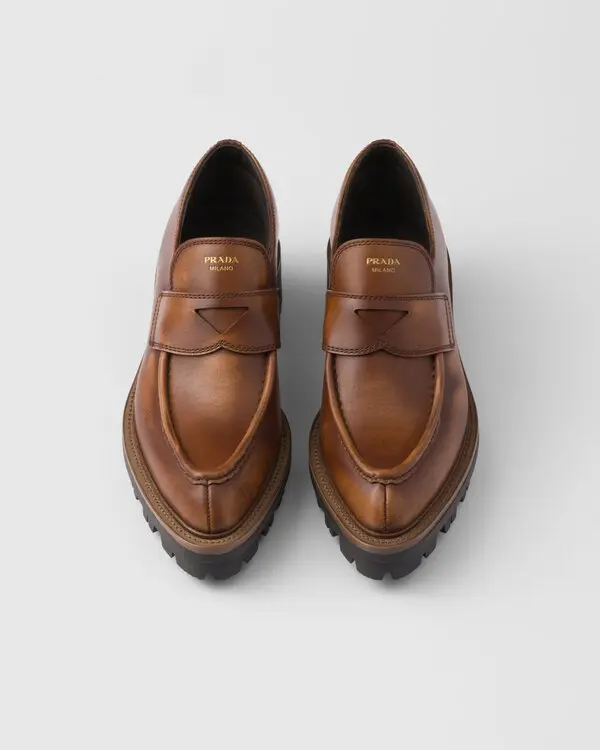 Prada Leather Loafers