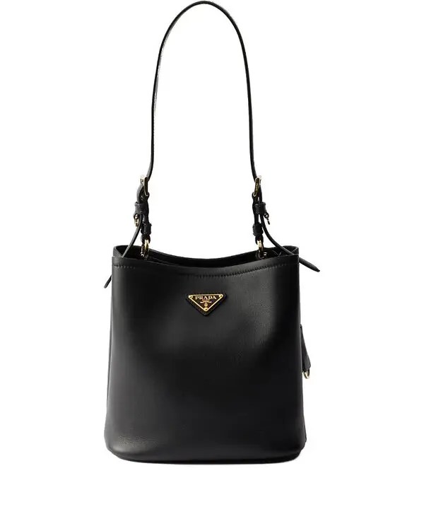 Prada Medium Leather Bag - Black
