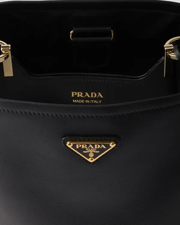 Prada Medium Leather Bag - Black