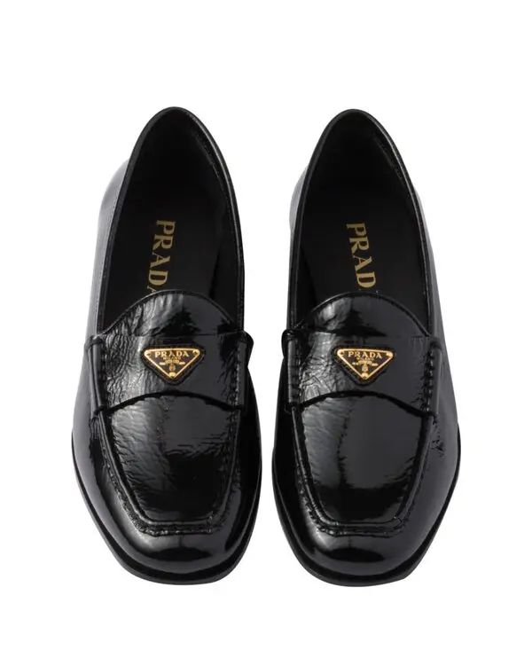 Prada Naplak Patent Leather Loafers