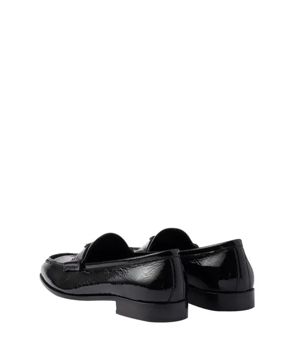 Prada Naplak Patent Leather Loafers