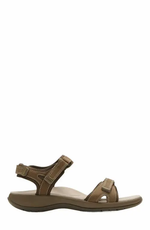 ABEO Goleta Strappy Adjustable Sandals - Brown - Regular