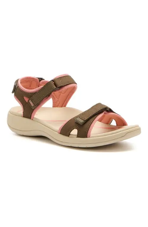 ABEO Goleta Strappy Adjustable Sandals - Fossil