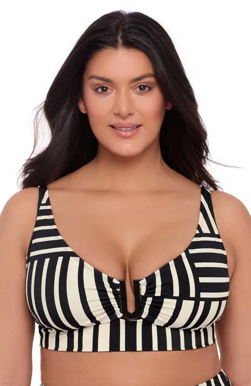 S3 APPAREL U-wire Adjustable Midkini Swim Top - Chic Crossing