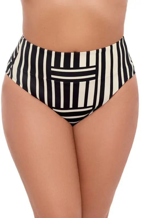 S3 APPAREL Ultra High Waist Banded Bikini Bottom - Chic Crossing