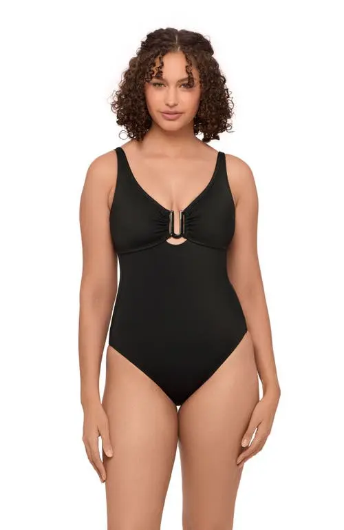 S3 APPAREL U-wire One-piece Swimsuit - Onyx Black