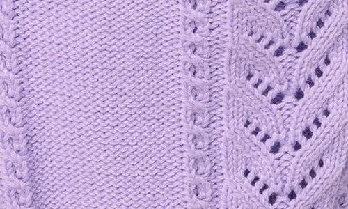 FLORENCE BY MILLS Pointelle Stitch Cardigan - Millie Lavender