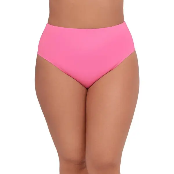 S3 High-waisted Bikini Bottom - Hot Orchid