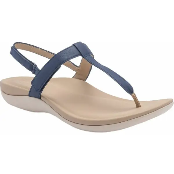 ABEO Oasis T-strap Sandals - Navy - Regular