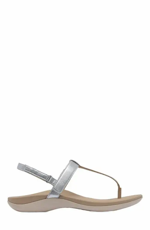 ABEO Oasis T-strap Sandals - Silver - Regular