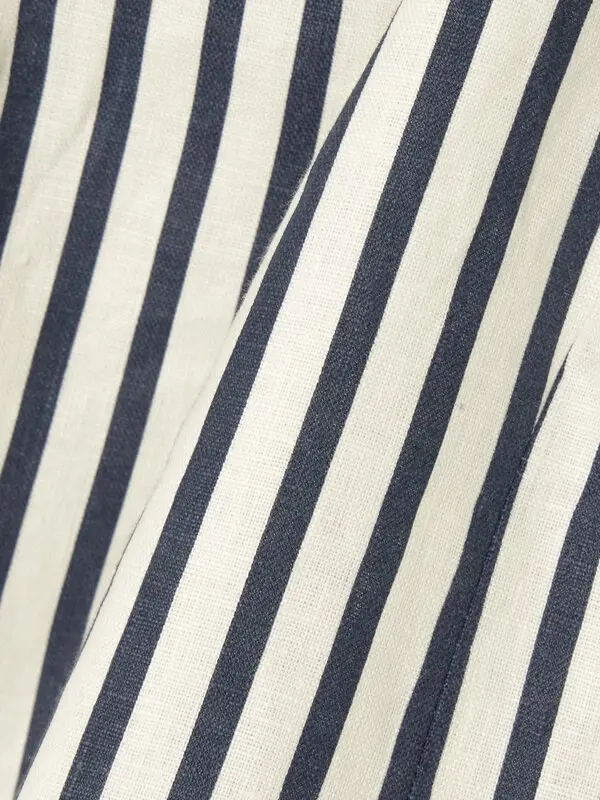Faithfull The Brand Ana Striped Linen Top