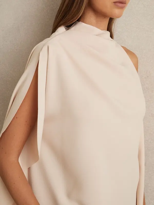 REISS Ellery One-shoulder Mini Dress