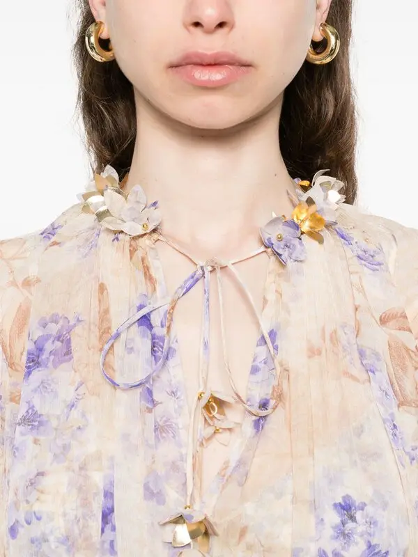 Zimmermann Dawning Flutter Midi Dress