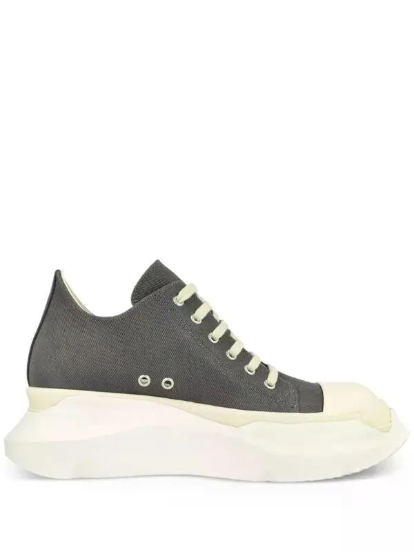 Rick Owens Abstract Low-top Sneakers - Grey