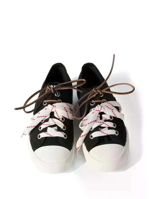 Miu Miu Washed-denim Sneakers