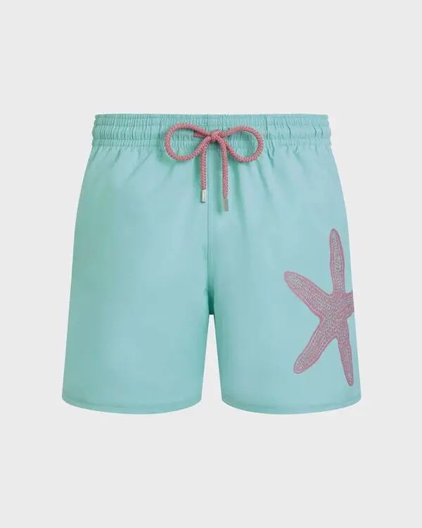 Vilebrequin Stretch Short Swim Trunks - Green