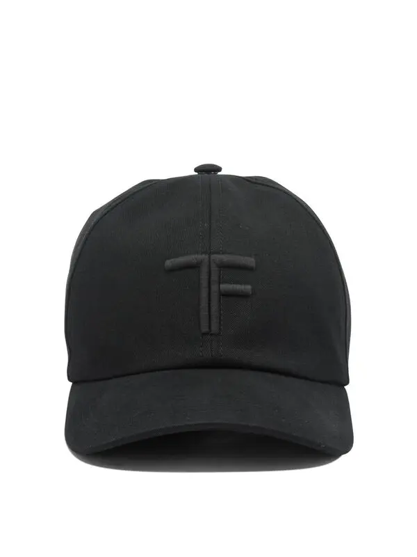 TOM FORD Logo Baseball Cap - Black