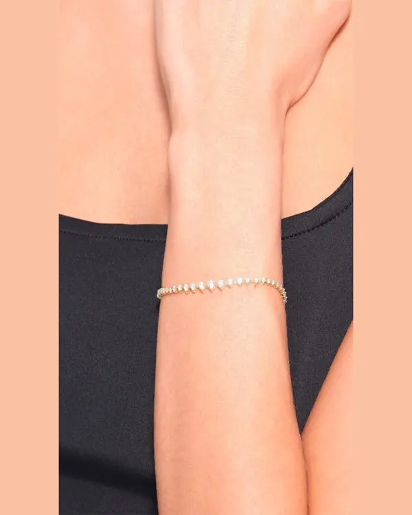 Lana Jewelry Flawless Graduating Diamond Tennis Bracelet