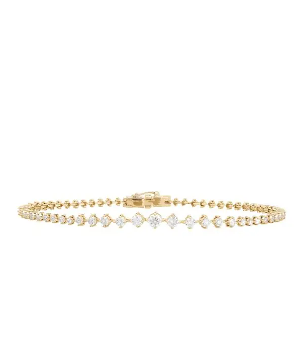 Lana Jewelry - Lana Flawless Graduating Diamond Tennis Bracelet