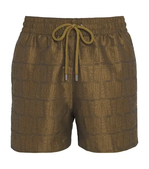 Frescobol Carioca Palmeria Rio Swim Shorts - Green