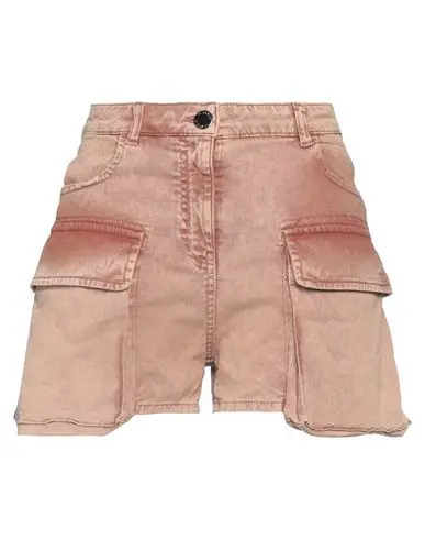 Pinko High Waisted Cargo Denim Shorts