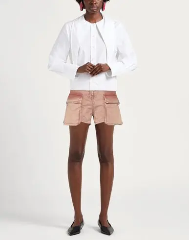 Pinko High Waisted Cargo Denim Shorts