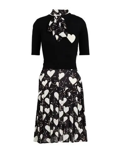 Elisabetta Franchi Wool Viscose Midi Dress