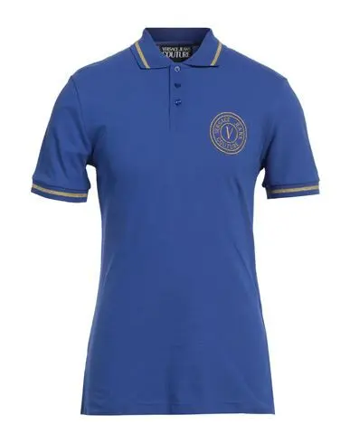 Versace Polo Shirt Size Cotton, Polyester, Elastane, Metallic Polyester