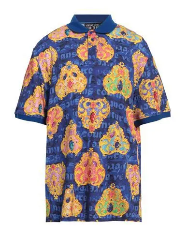 Versace Polo Shirt Size Cotton, Polyester, Polyamide, Elastane