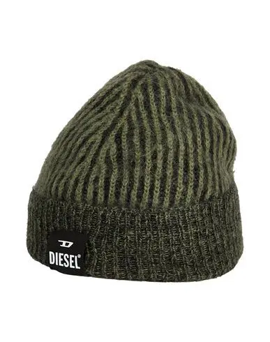 DIESEL® Intarsia-knit Beanie - Green