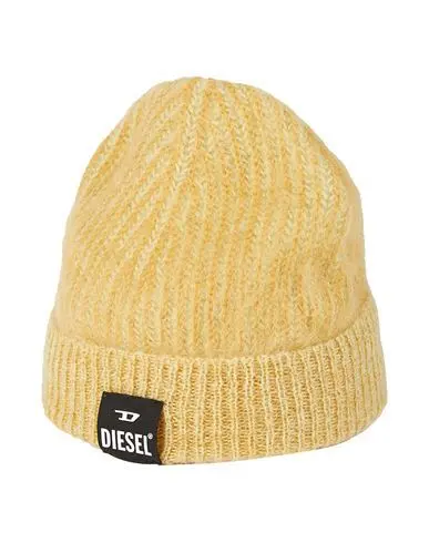 DIESEL® Intarsia-knit Beanie - Yellow