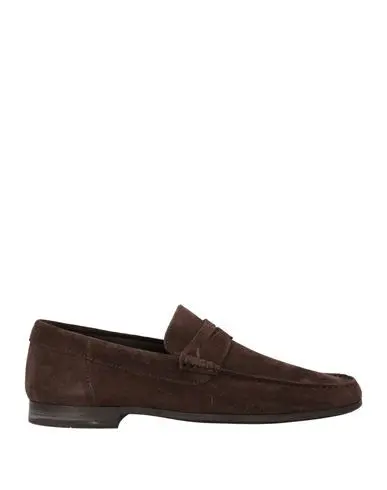 MOORER Leather Penny Loafers