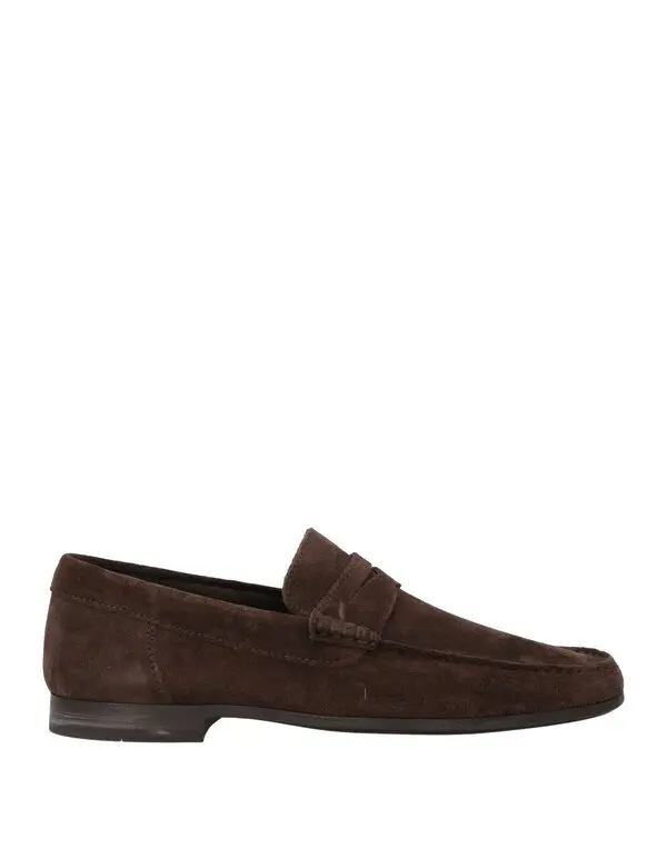MOORER Leather Penny Loafers