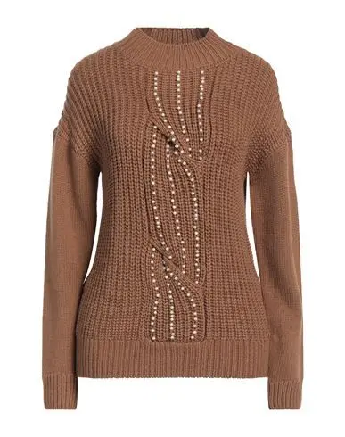 Guess Embellished Turtleneck Knit Sweater