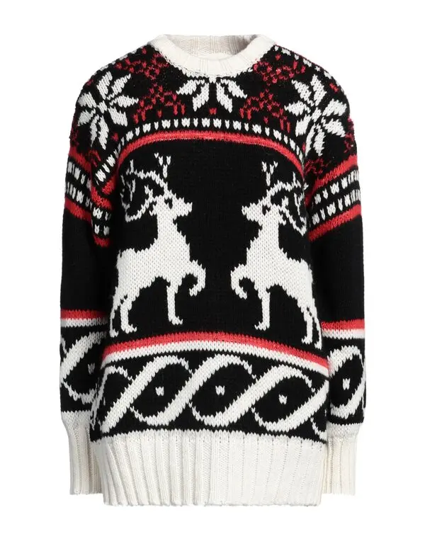 VICOLO Intarsia-knit Sweater