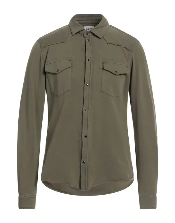 BERNA Shirt Size Cotton, Elastane - Green