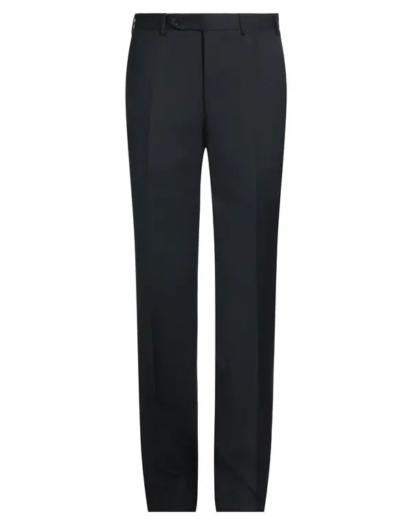Canali Tailored Virgin Wool Pants - Black