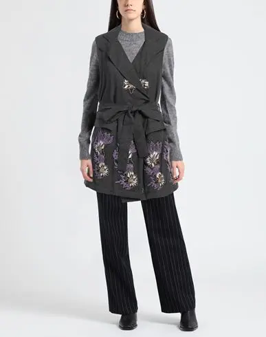 CONNOR & BLAKE Double-breasted Embroidered Flannel Blazer