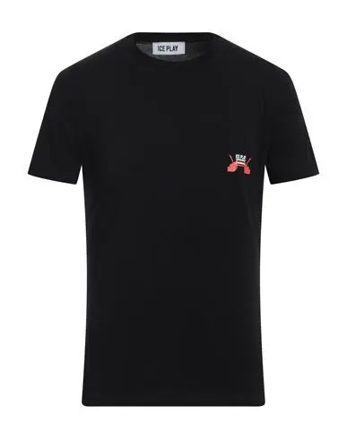 ICE PLAY T-shirt Size Cotton, Elastane - Black