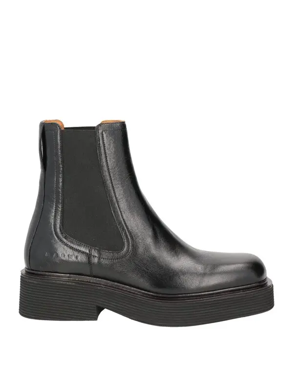 Marni Leather Ankle Chelsea Boots