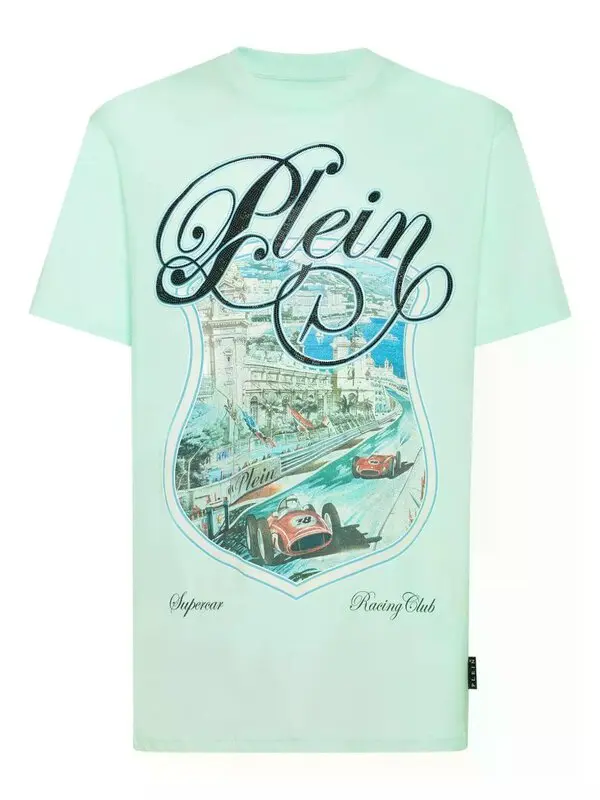 Philipp Plein Racing Car T-shirt - Green