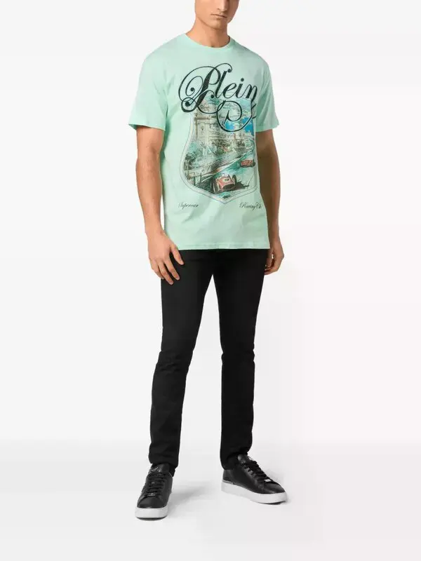 Philipp Plein Racing Car T-shirt - Green