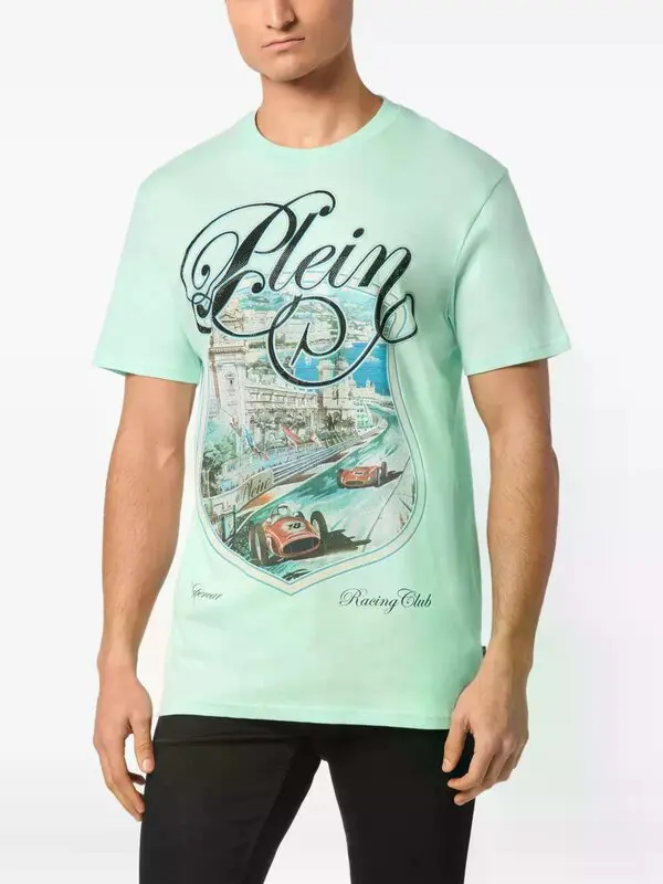 Philipp Plein Racing Car T-shirt - Green