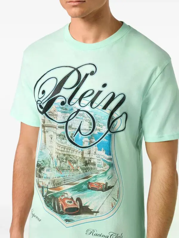 Philipp Plein Racing Car T-shirt - Green