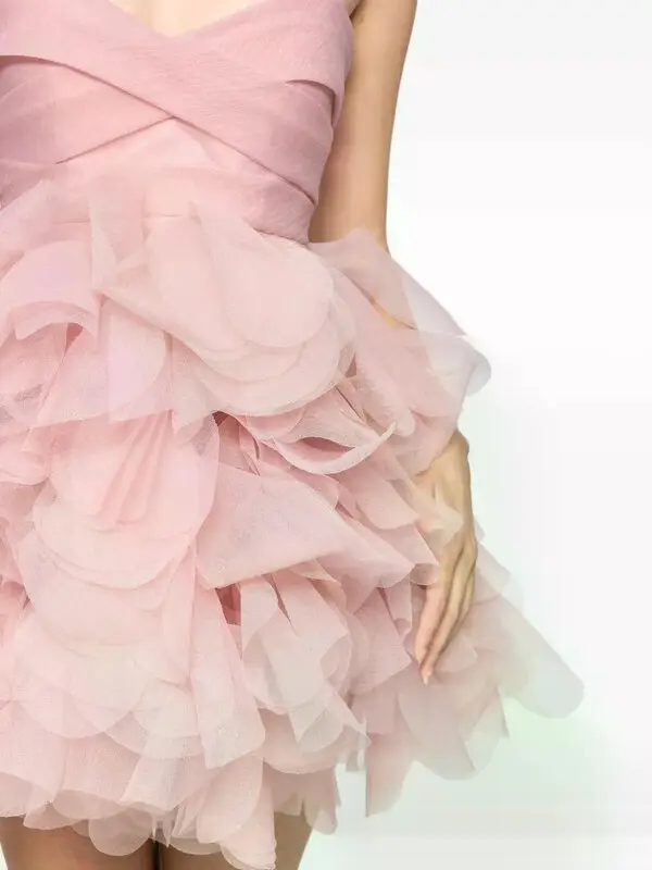 ANA RADU Ruffle-detail Minidress