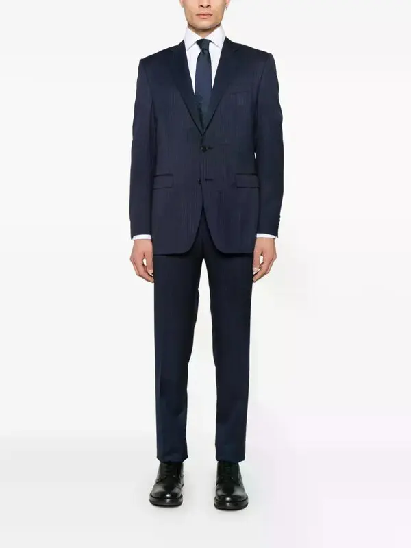 Canali Checked Suit