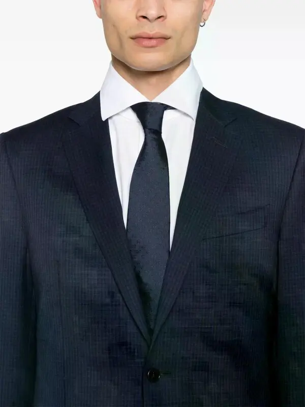 Canali Checked Suit